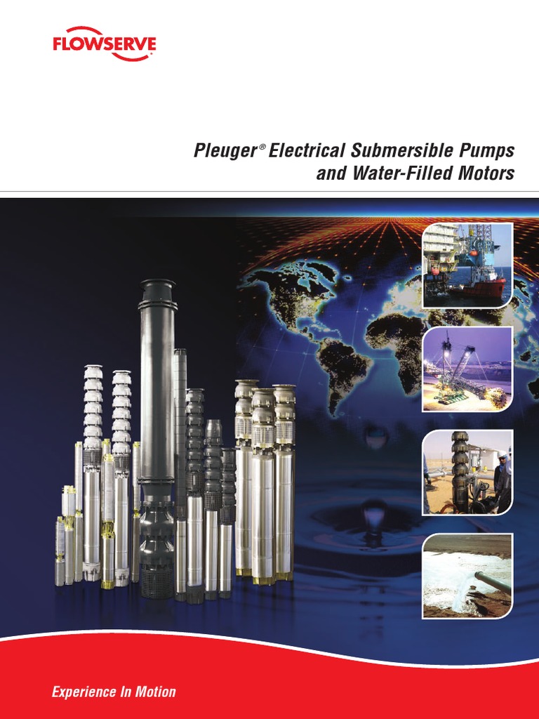 Pleuger Electrical Submersible Pumps and Water-Filled Motors | Electric ...