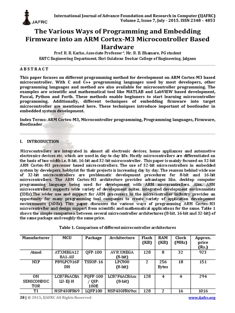 The Various Ways of Programming and Embedding Firmware Into An ARM ...