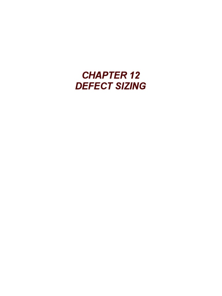 12 Ut Defect Sizing Pdf Attenuation Decibel