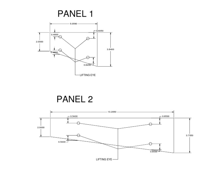 Lifting Eye Panel Specifications | PDF | Home & Garden