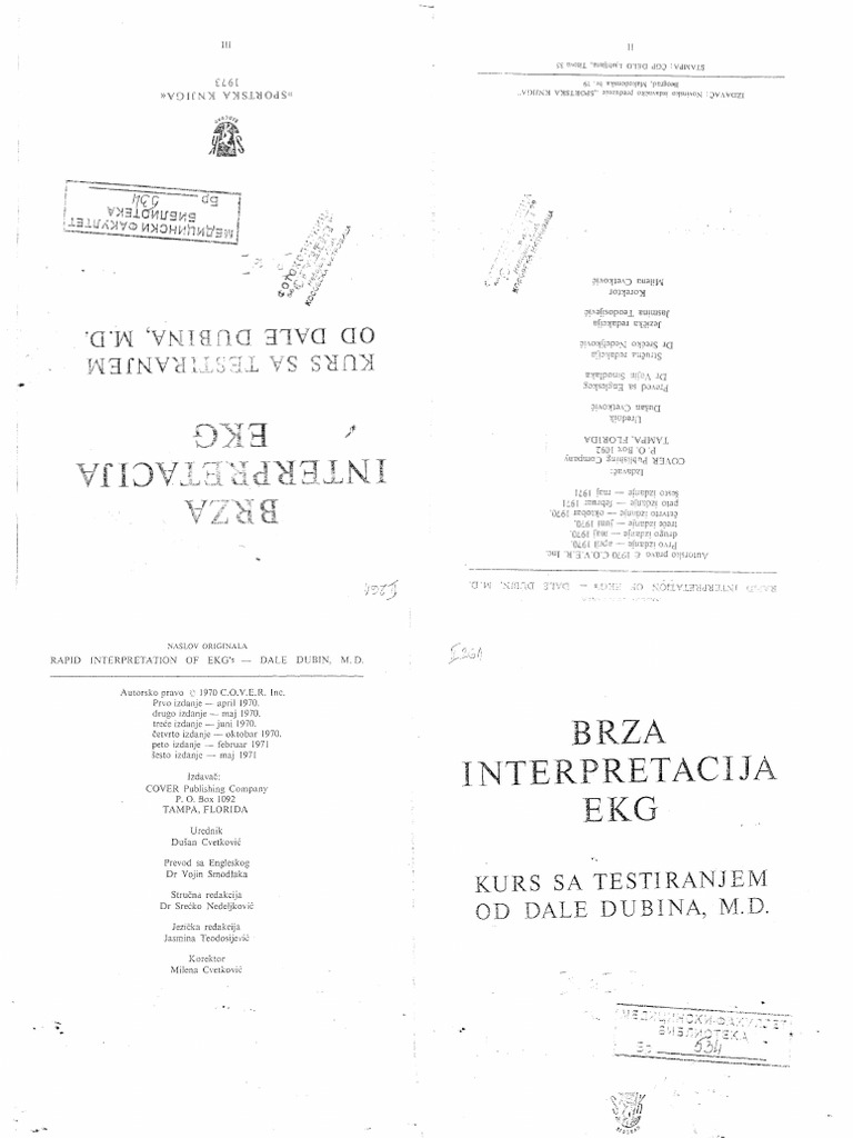 1 - Brza Interpretacija EKGA | PDF