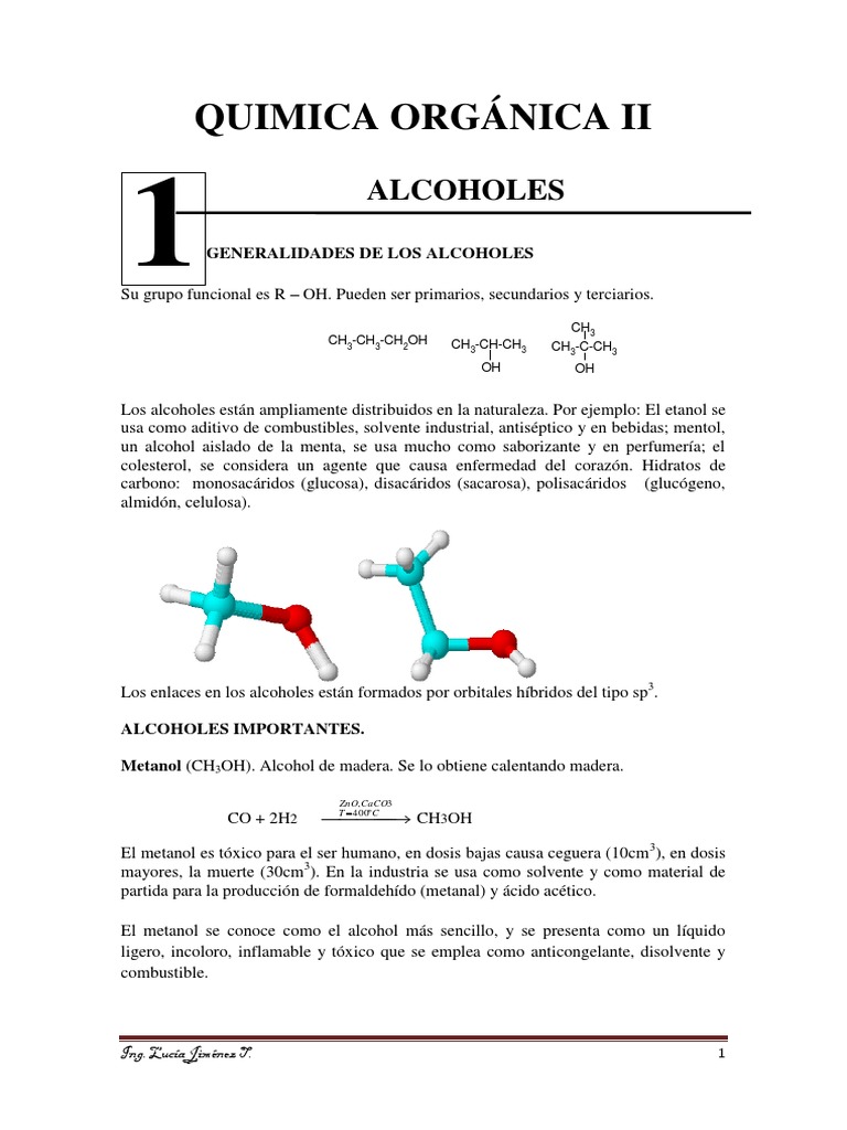 Alcoholes PDF | PDF | Combustible de etanol | Alcohol