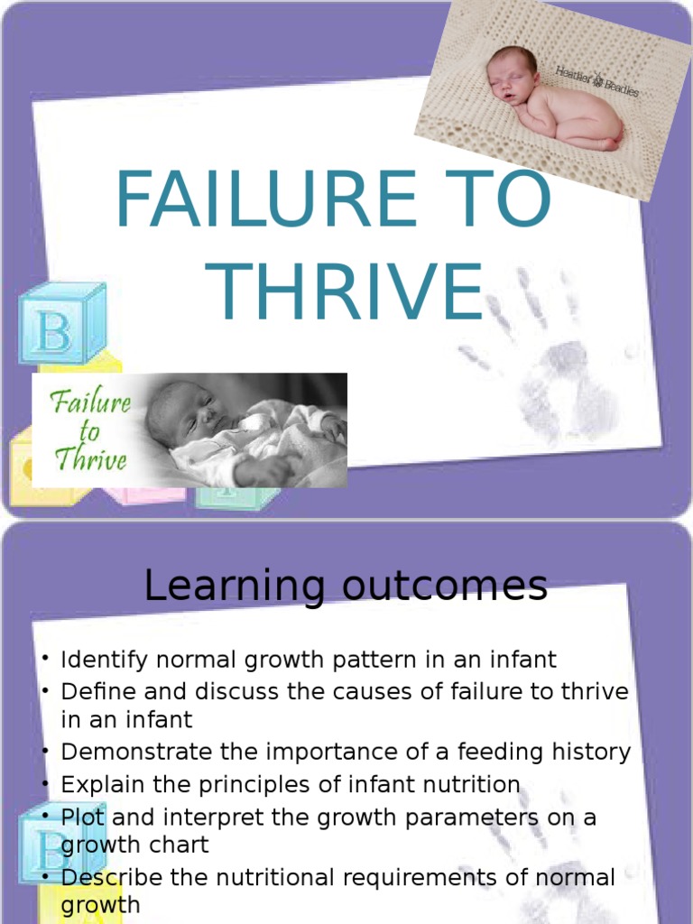 Failure To Thrive | PDF | Breastfeeding | Infants