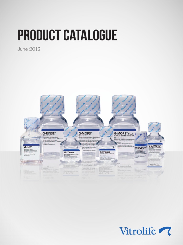 Catalogue Vitrolife | PDF | Reproduction | Medicine
