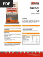Ficha Tecnica h30 | PDF | Hormigón | Materiales