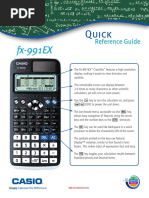Casio Cheat Sheet | PDF | Equations | Function (Mathematics)