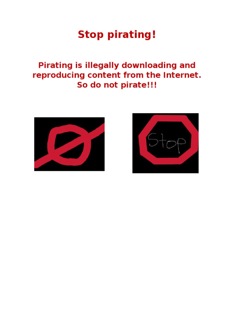 Stop Illegal Content Piracy Now | PDF