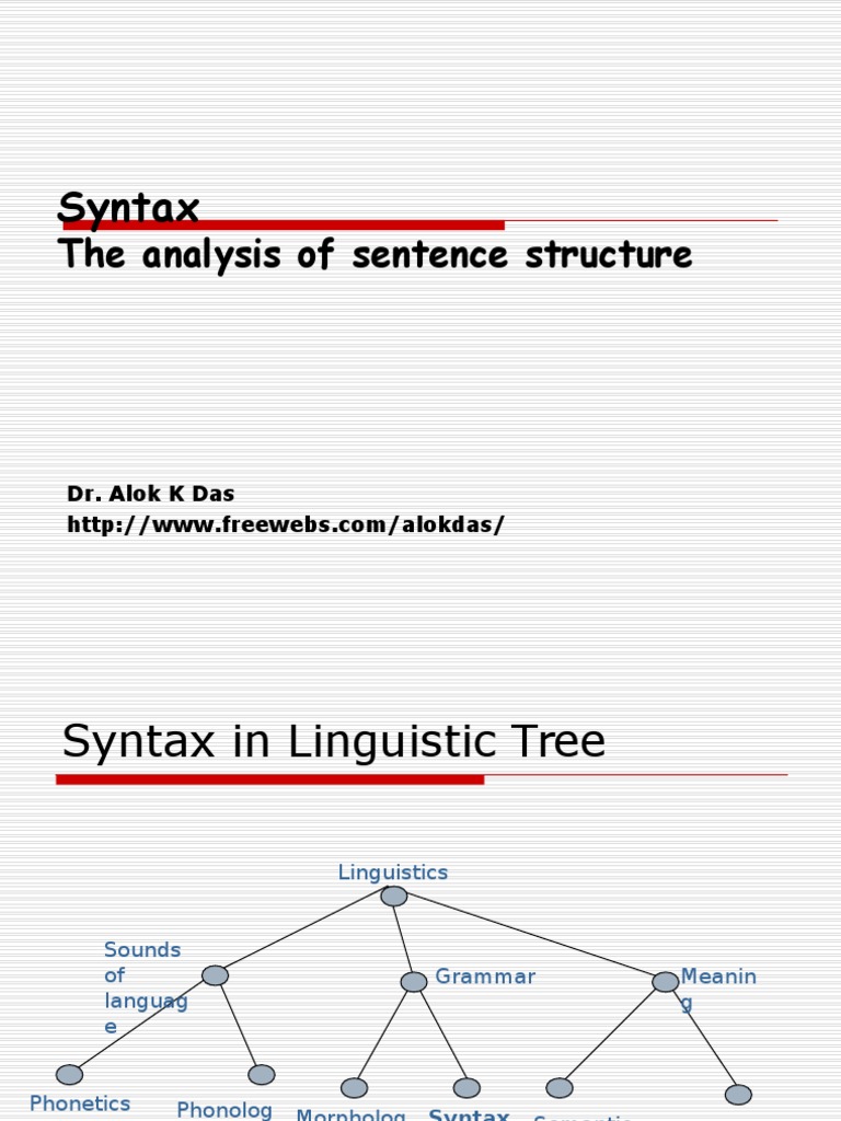 Syntax Treediagrams | Download Free PDF | Phrase | Syntax