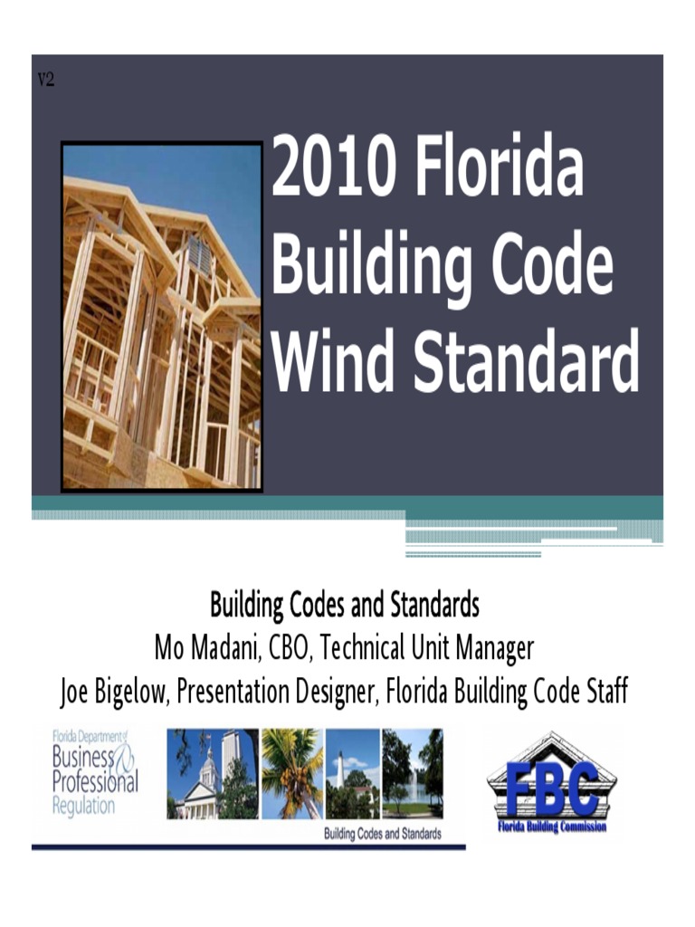 2010 Florida Building Code Wind Standard | PDF | Emergency | Wound