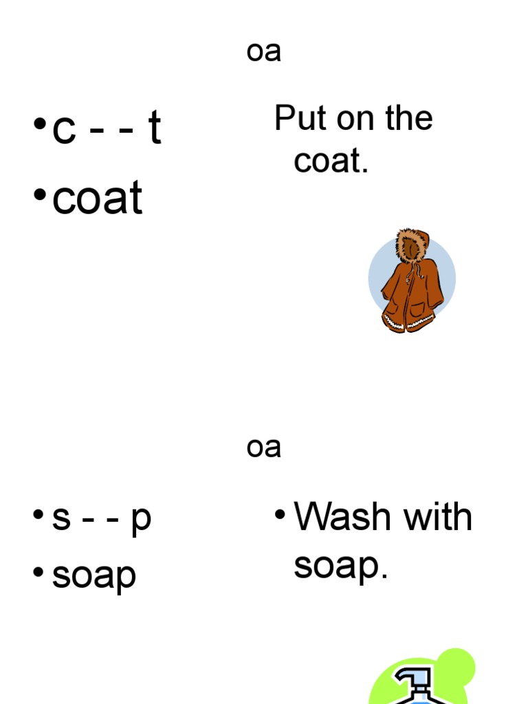 Phonics Practice: Short 'oa' Words | PDF | Art