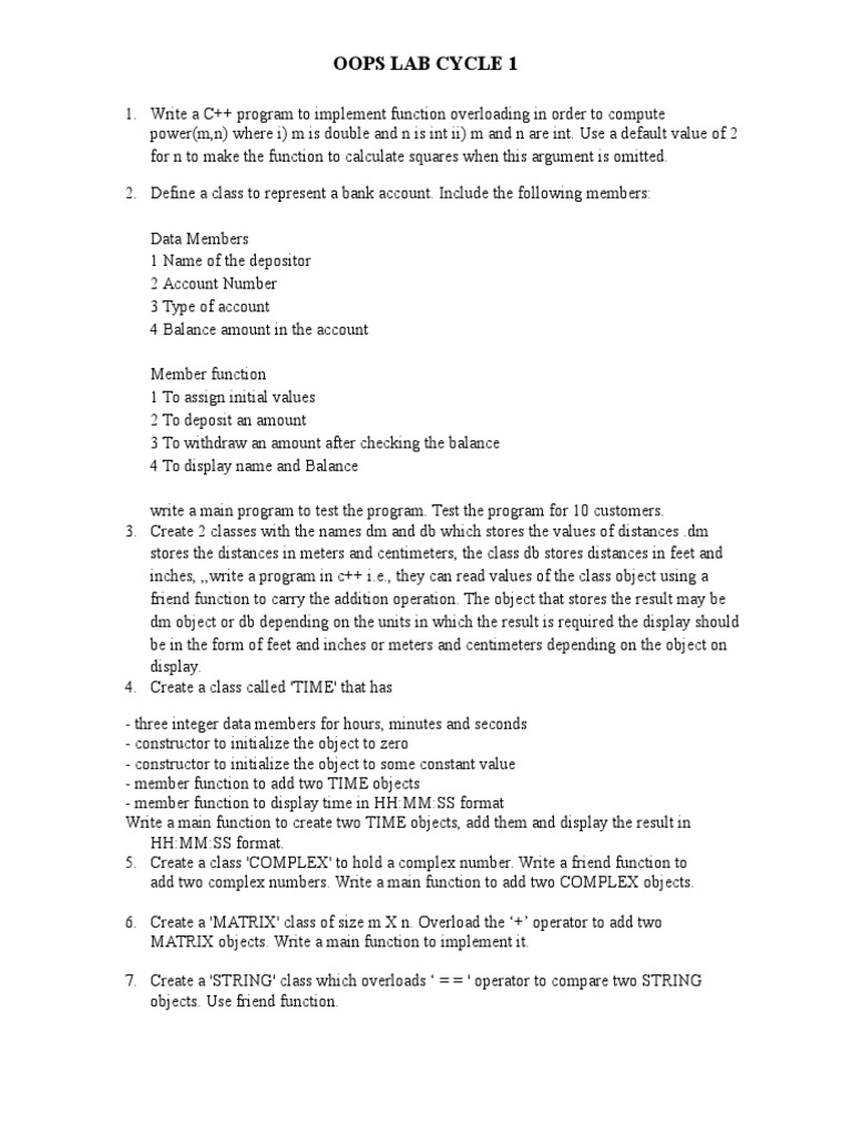 C Labcycle | PDF | Subroutine | C++