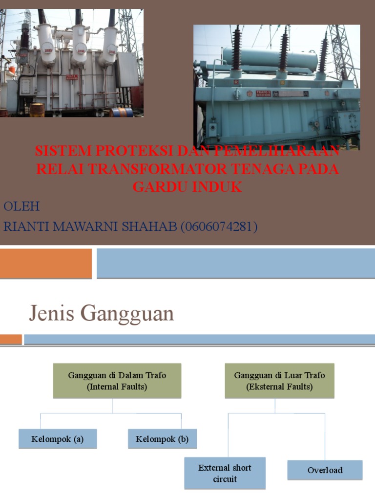 Sistem Proteksi Dan Pemeliharaan Relai Transform at or Tenaga Pada | PDF | Sains & Matematika