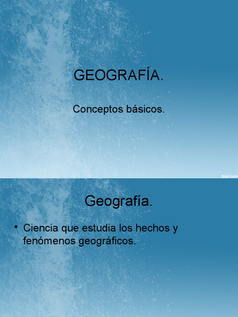 Geografia. Conceptos Basicos. | PDF | Geografía | Tierra Geografia. Conceptos Basicos. | PDF | Geografía | Tierra