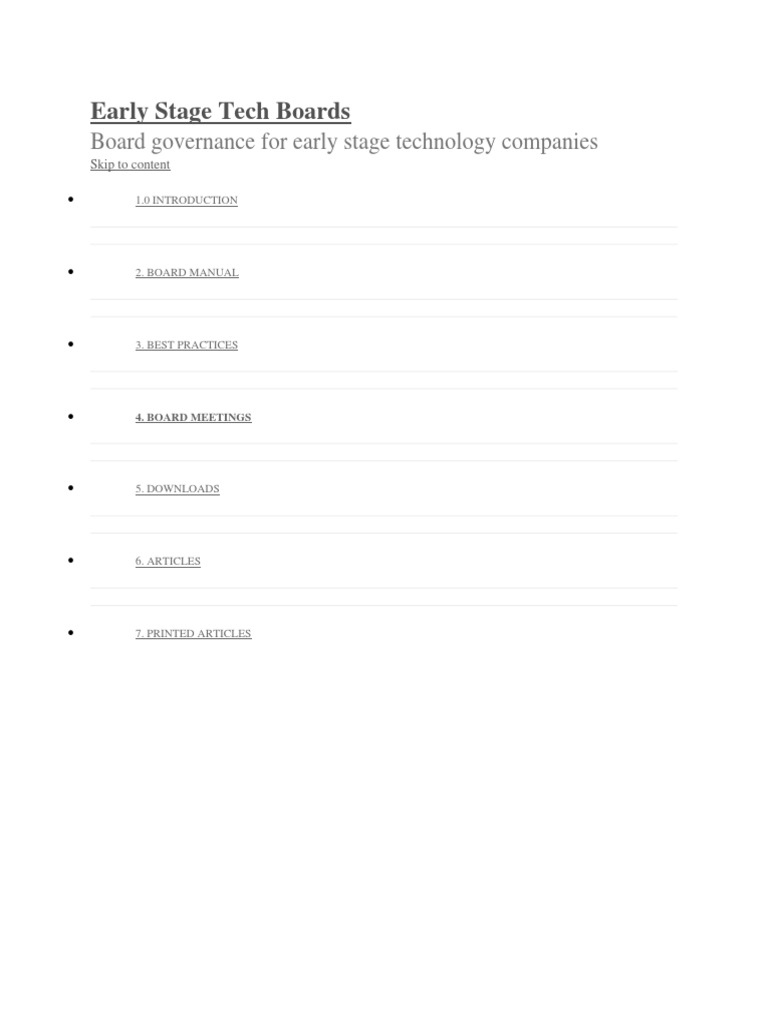 Board Meeting Minutes Template | PDF | Board Of Directors | Ratification