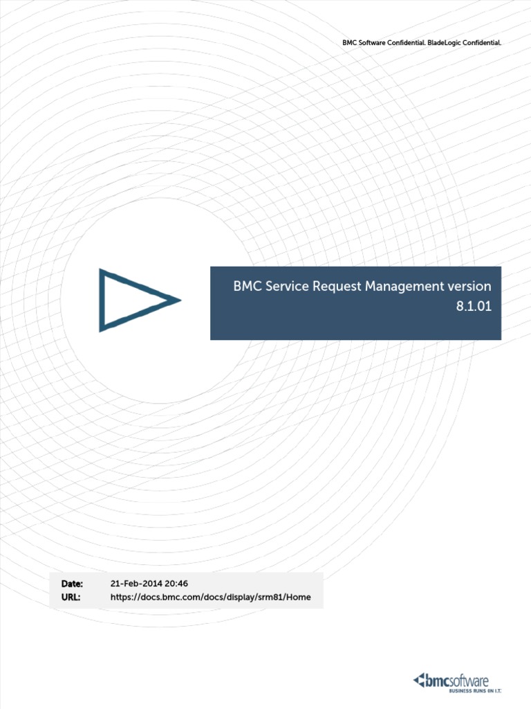 BMC Service Request Management 8.1.01 SpacePDF | PDF | Itil ...
