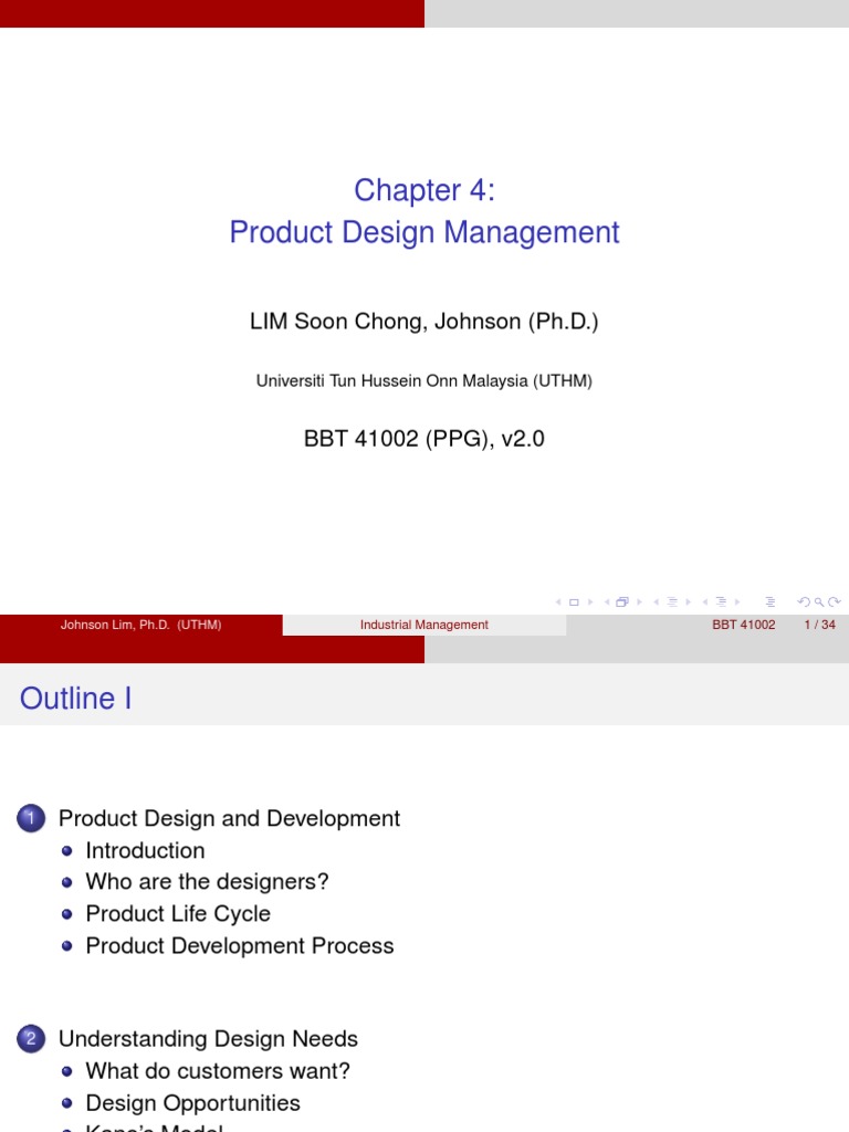 Chapter 4 Product Design Management | PDF | Computer Aided Design ...