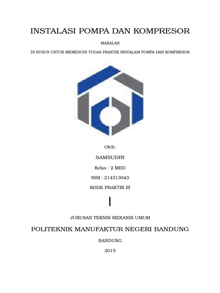 MAKALAH Pompa Dan Kompresor | PDF