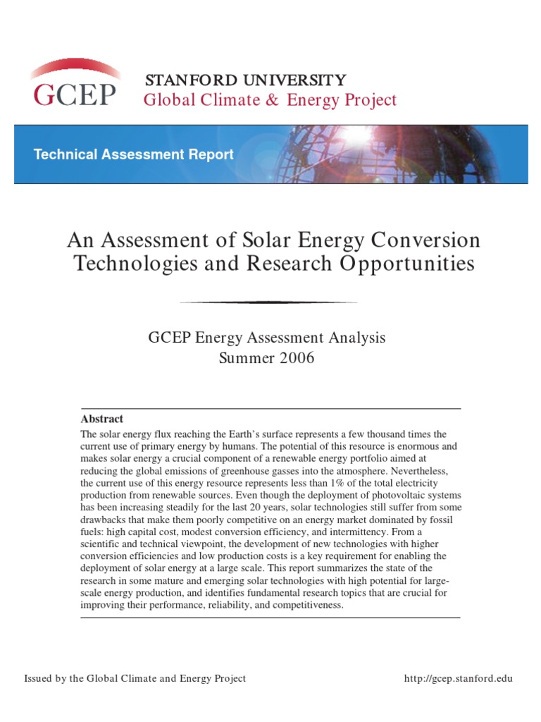 Solar Assessment | Solar Power | Photovoltaics