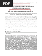 Panel ARDL Second Generation Technique | PDF
