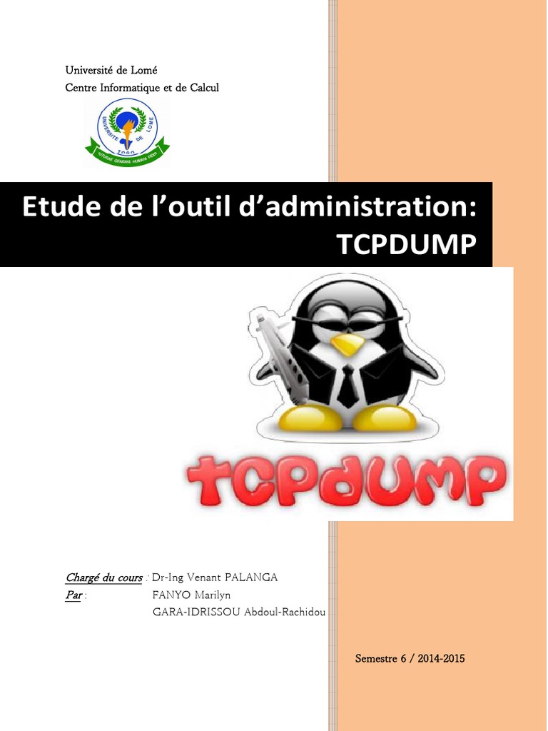 Etude de L'outil D'administration Réseau TCPDUMP | PDF | Protocole de ...