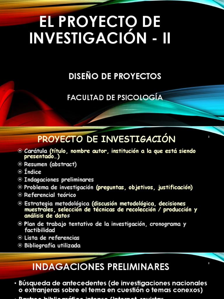 Proyecto de Investigación - Parte 2 | Conocimiento | Teoría
