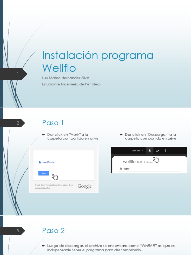 Instalación Programa Wellflow PDF | PDF | Windows 8 | Archivo de ...