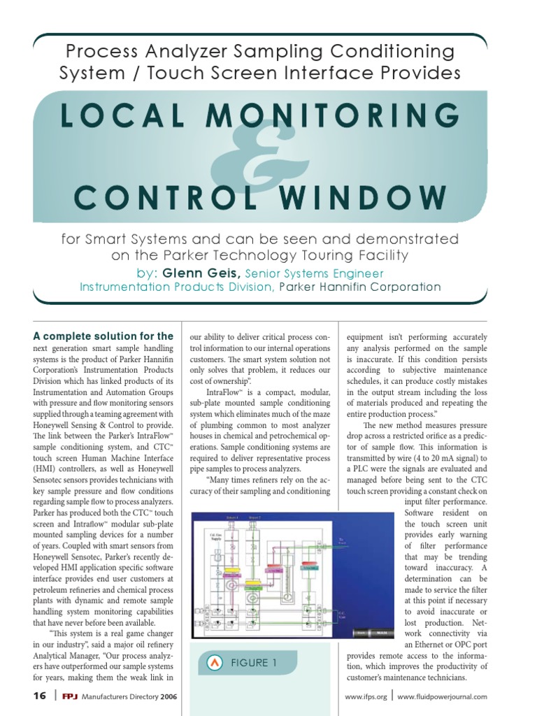 Intraflow HMI Article G Geiss | PDF | User Interface | Instrumentation