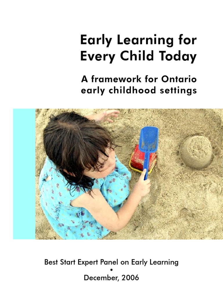 Early Learning For Every Child Today | PDF | Early Childhood Education ...