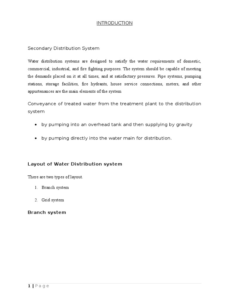 Wastewater Report | PDF | Water Management | Water Supply