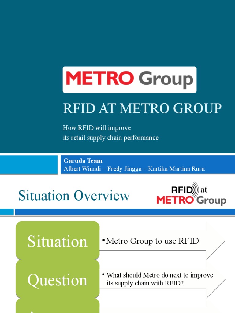 RFID at Metro Group | PDF | Radio Frequency Identification | Retail