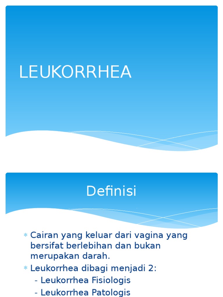 Leukorrhea | PDF