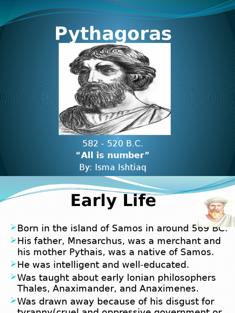 Pythagoras: Life and Legacy | PDF | Pythagoras | Teaching Mathematics