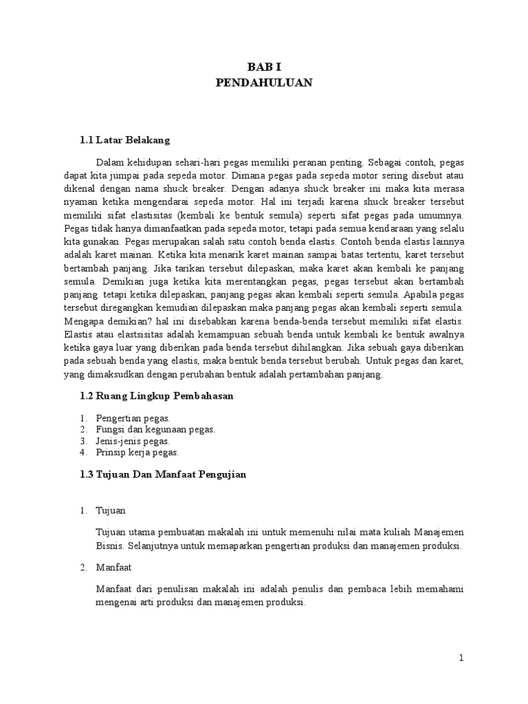 Pegas Elemen Mesin II | PDF