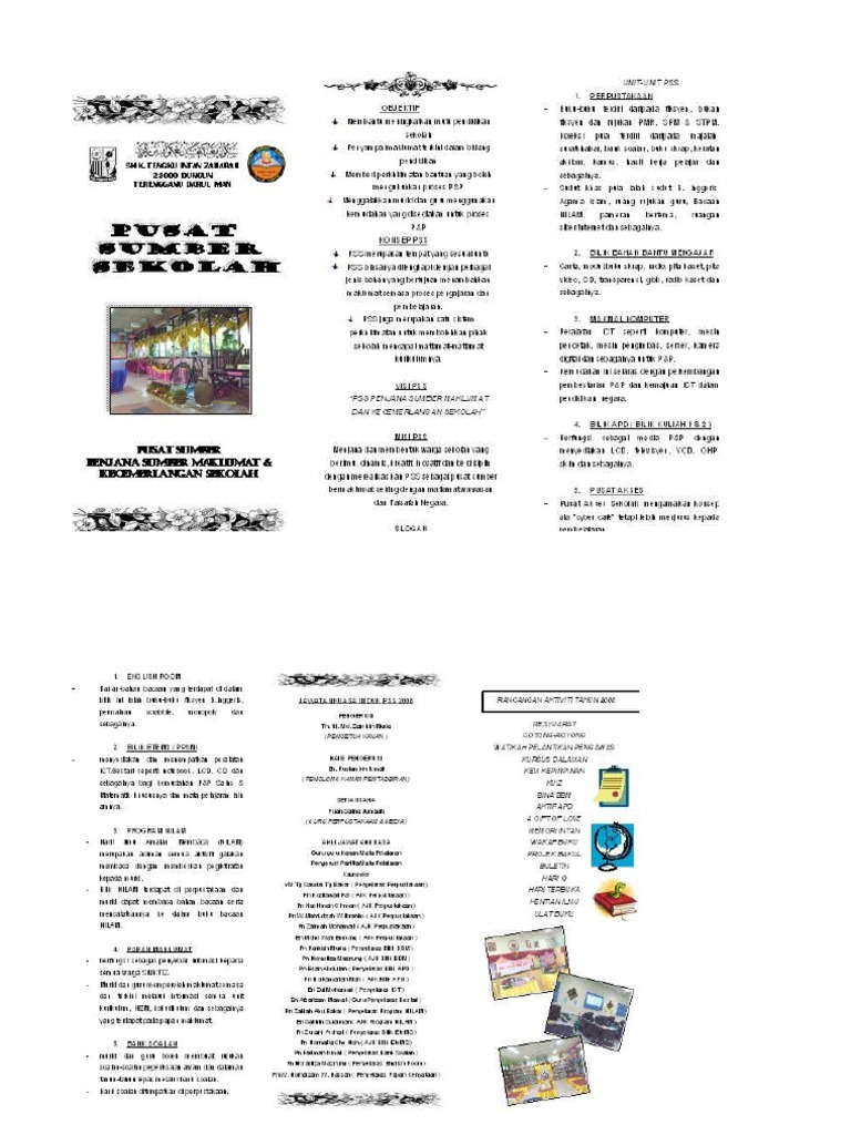 Contoh Pamplet Pss | PDF