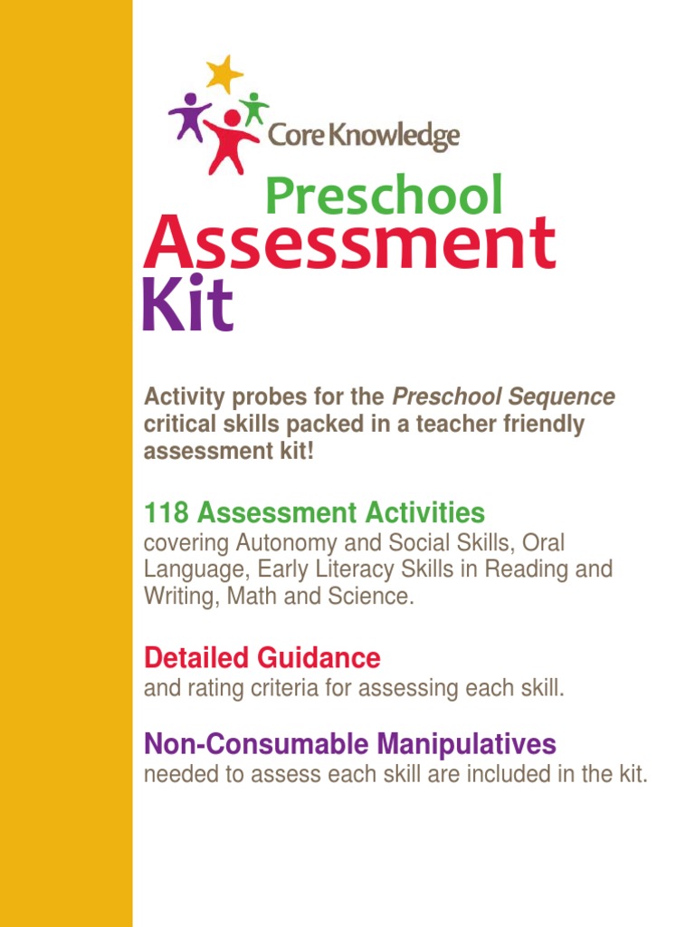 Sample Assessment Kit | PDF | Preschool | Educational Assessment