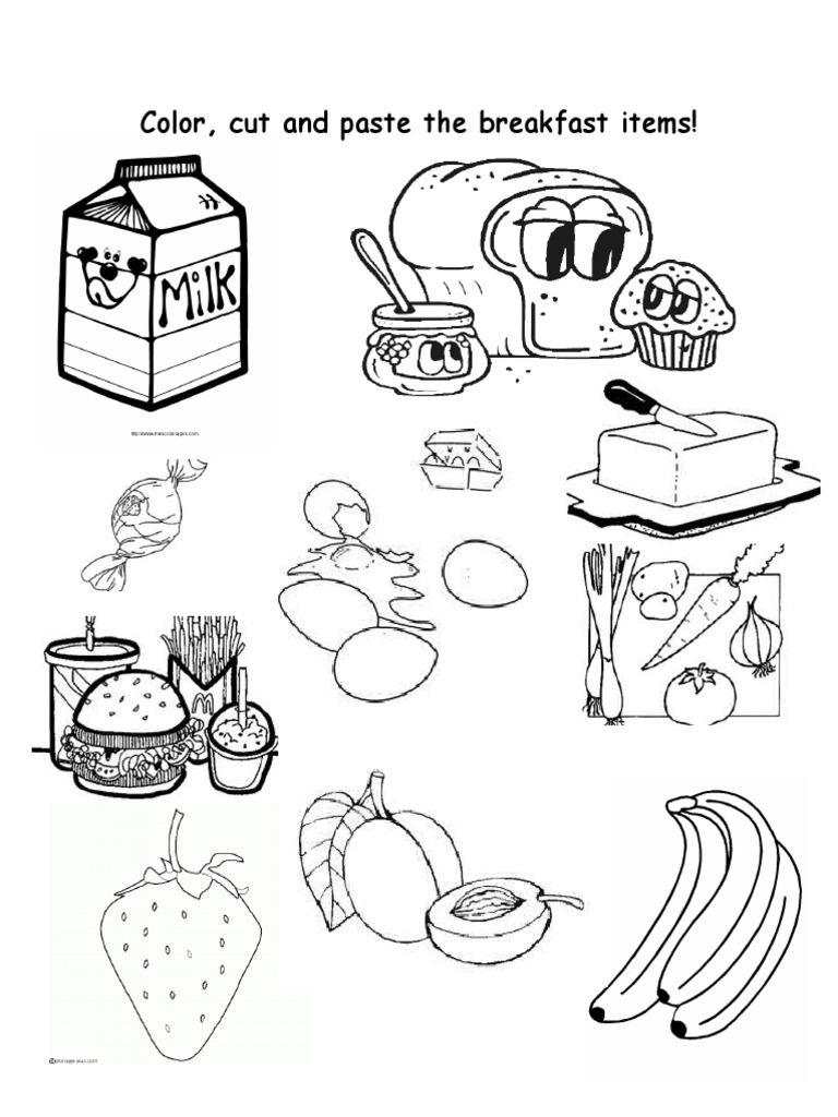 Colouring Breakfast | PDF