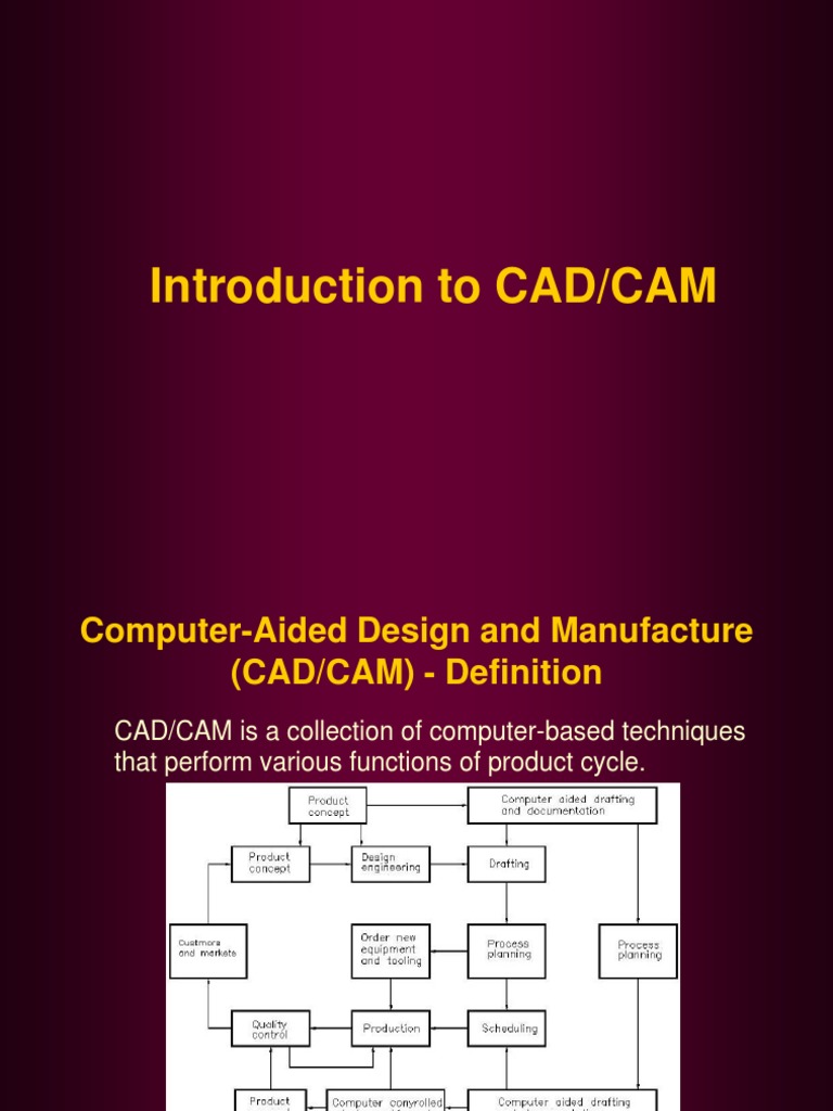 Introduction to CAD/CAM Concepts | PDF | Computer Aided Design ...