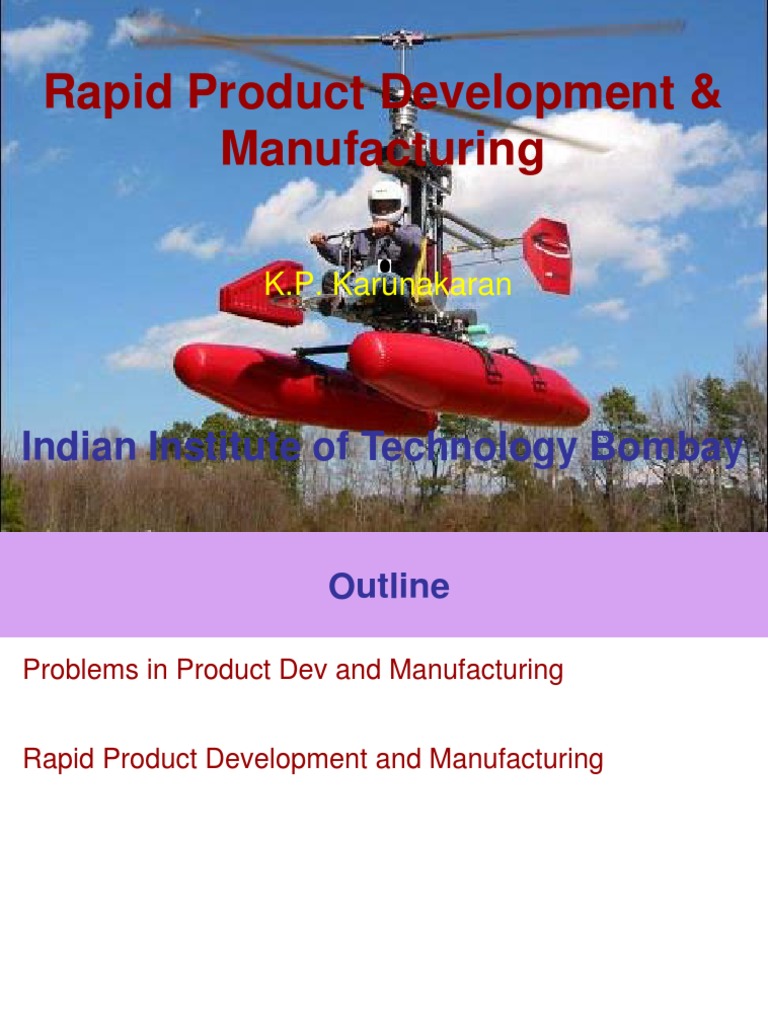 Chap01-01c Rapid Product Development and Manufacturing (RPD&M) | PDF ...