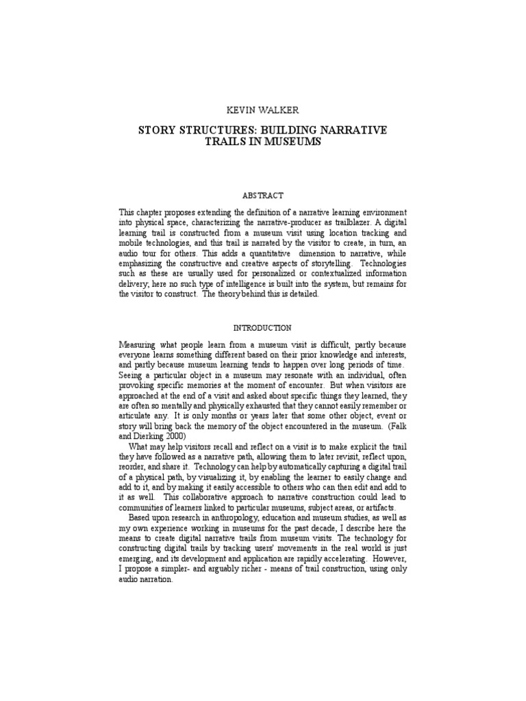 Interactive Storytelling and Gaming Environments For Museums: The ...