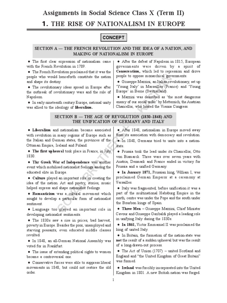 Nationalism in Europe | PDF | Nationalism | Prussia