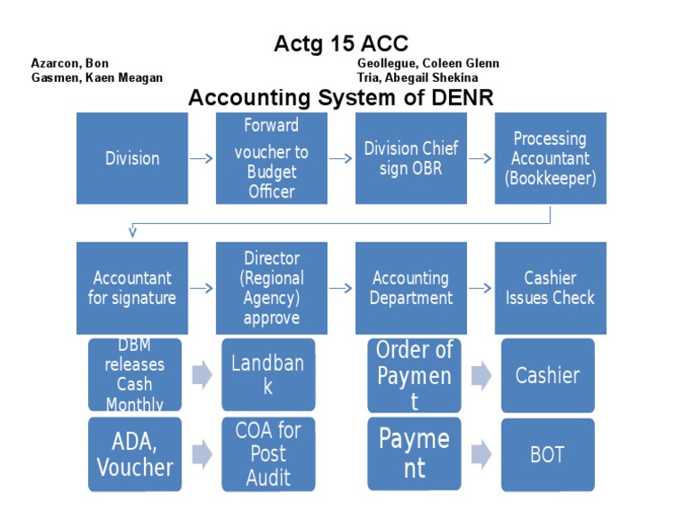 DENR Accounting System Workflow Guide | PDF