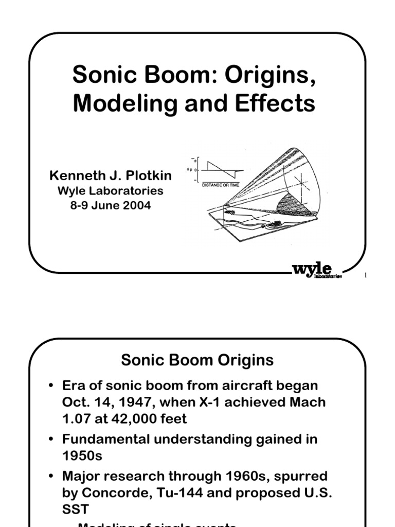 Sonic Boom | PDF | Supersonic Speed | Aviation