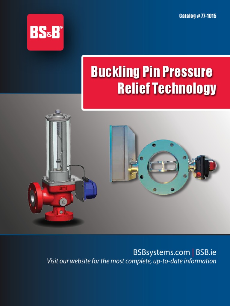 Buckling Pin Pressure Relief Technology | Valve | Lever