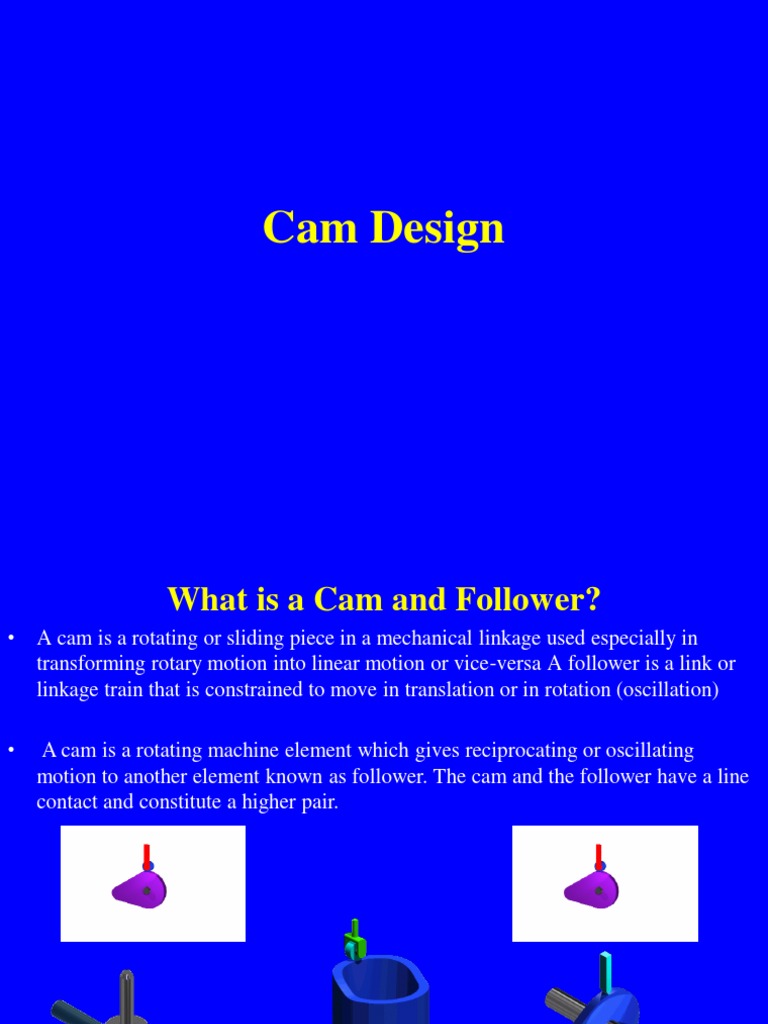 Cams and Followers | PDF | Machines | Mechanical Engineering