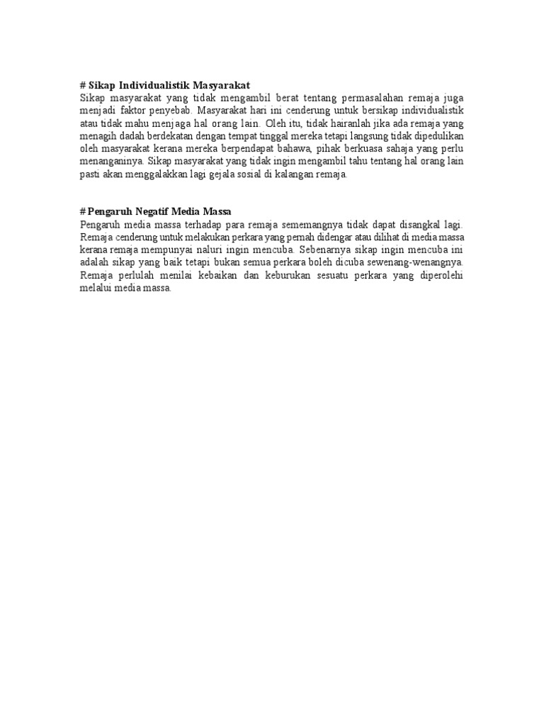 Mengatasi Sikap Individualistik Masyarakat | PDF | Kesehatan Holistik