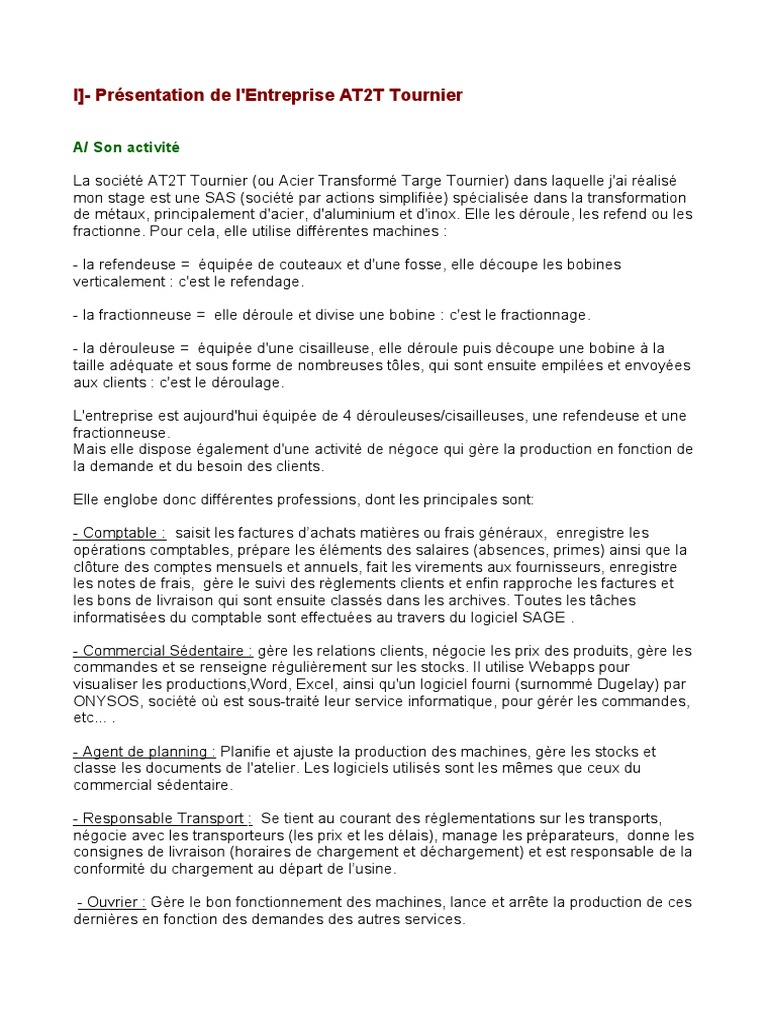 Rapport de Stage At2t | PDF | Serveur (Informatique) | Informatique