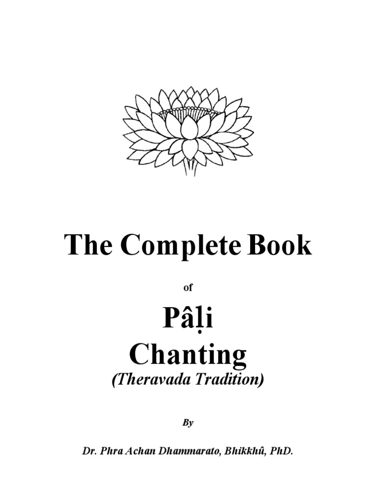 The Complete Book of Pali Chanting | PDF | Indian Religions | Religious ...