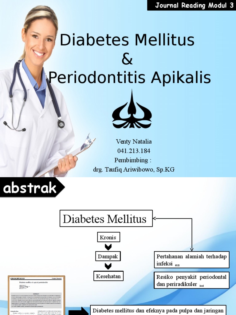 Diabetes Mellitus Dan Periodontitis Apikalis | PDF