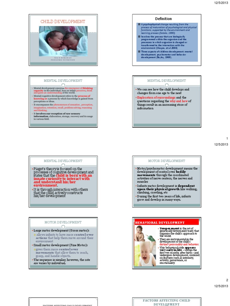 Understanding Child Development Factors | PDF | Child Development ...
