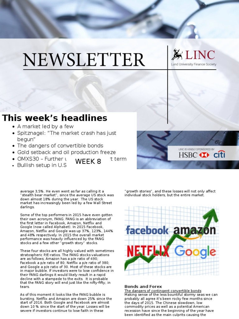 LINC Week 8 | PDF | Market Trend | Banks